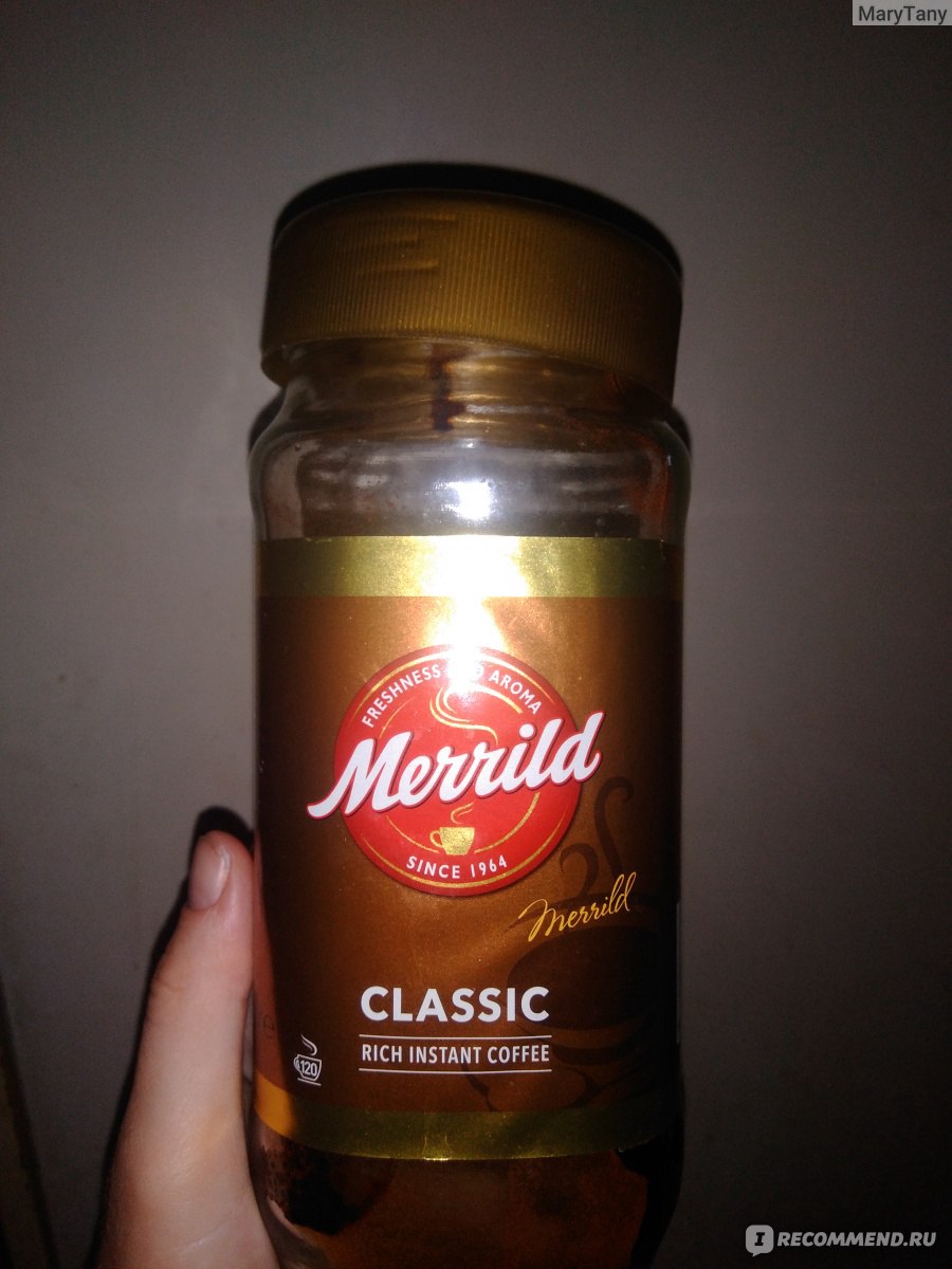 Растворимый кофе Merrild Classic rich instant coffee - «Позитивный ...