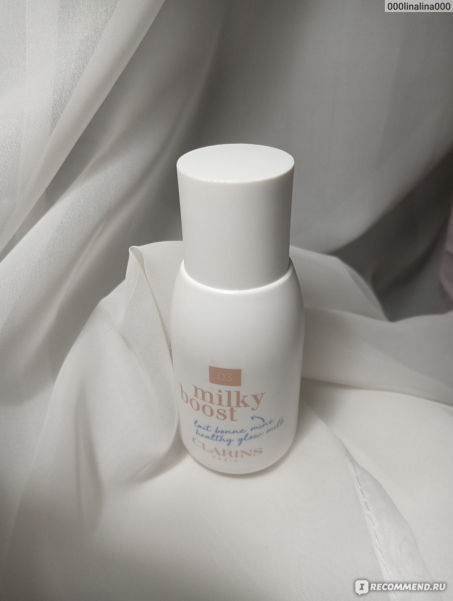 Тональный флюид Clarins Milky Boost - «Нежный, лёгкий тональный » | отзывы