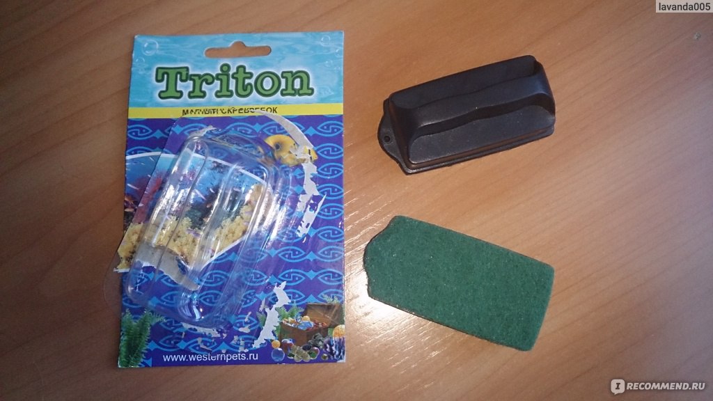Магнитный скребок для аквариума Triton - «Чистый аквариум без хлопот ...