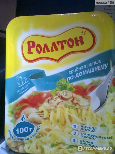 Лапша быстрого приготовления Роллтон - «а где грибы! +фото лапши ...