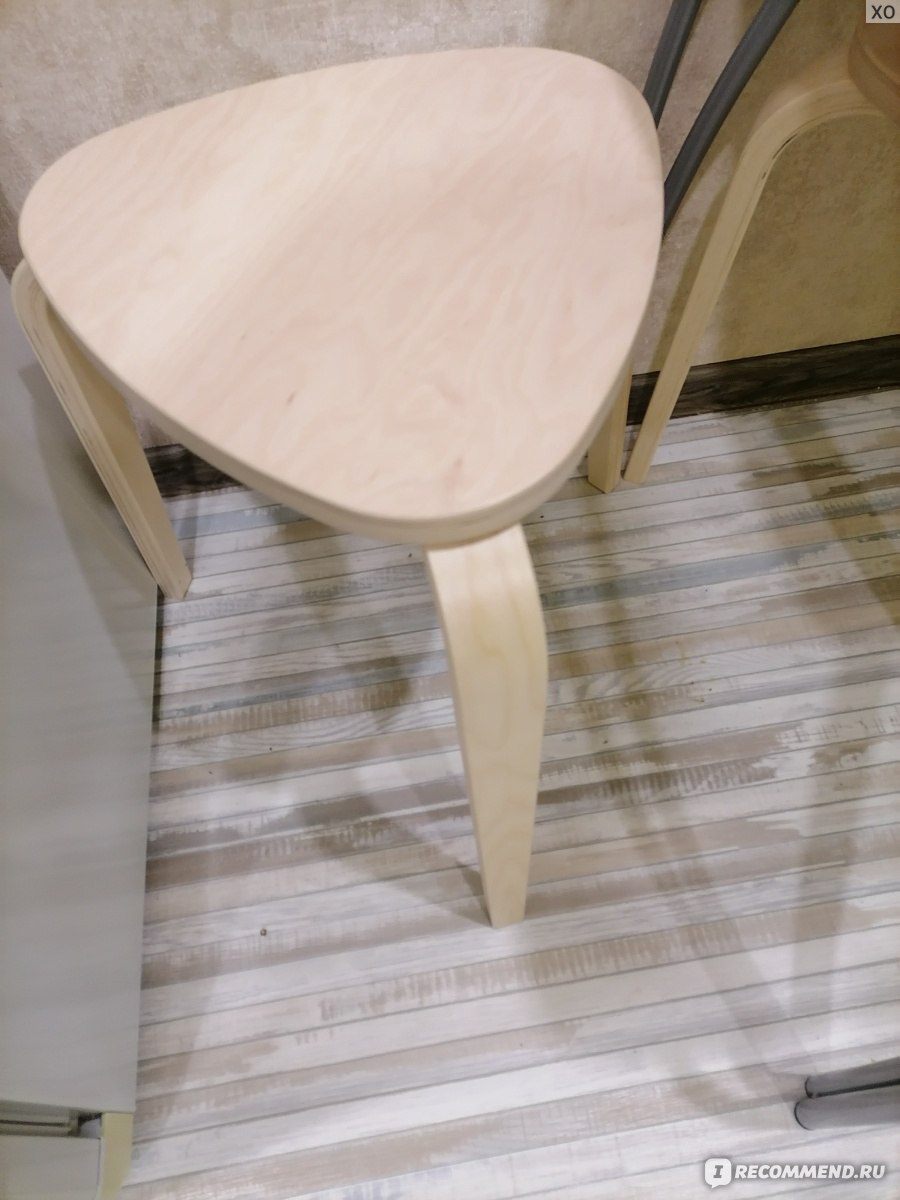 Табурет КЮРРЕ IKEA - «Стильная и крепкая табуретка из Икеа» | отзывы