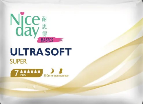 Прокладки Nice day Basics Ultra Soft Super Ночные | отзывы
