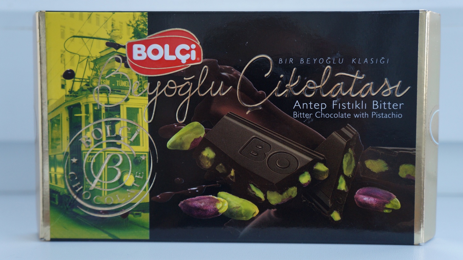Шоколад Bolci Chocolate Турция С фисташками | отзывы
