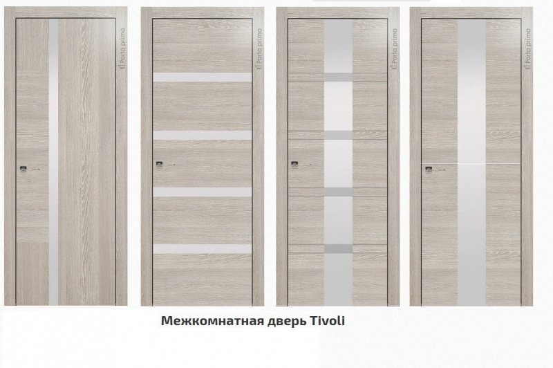 Межкомнатная дверь Tivoli Д-1, цвет - Серый дуб - «Идеально ♥ смотрятся ...