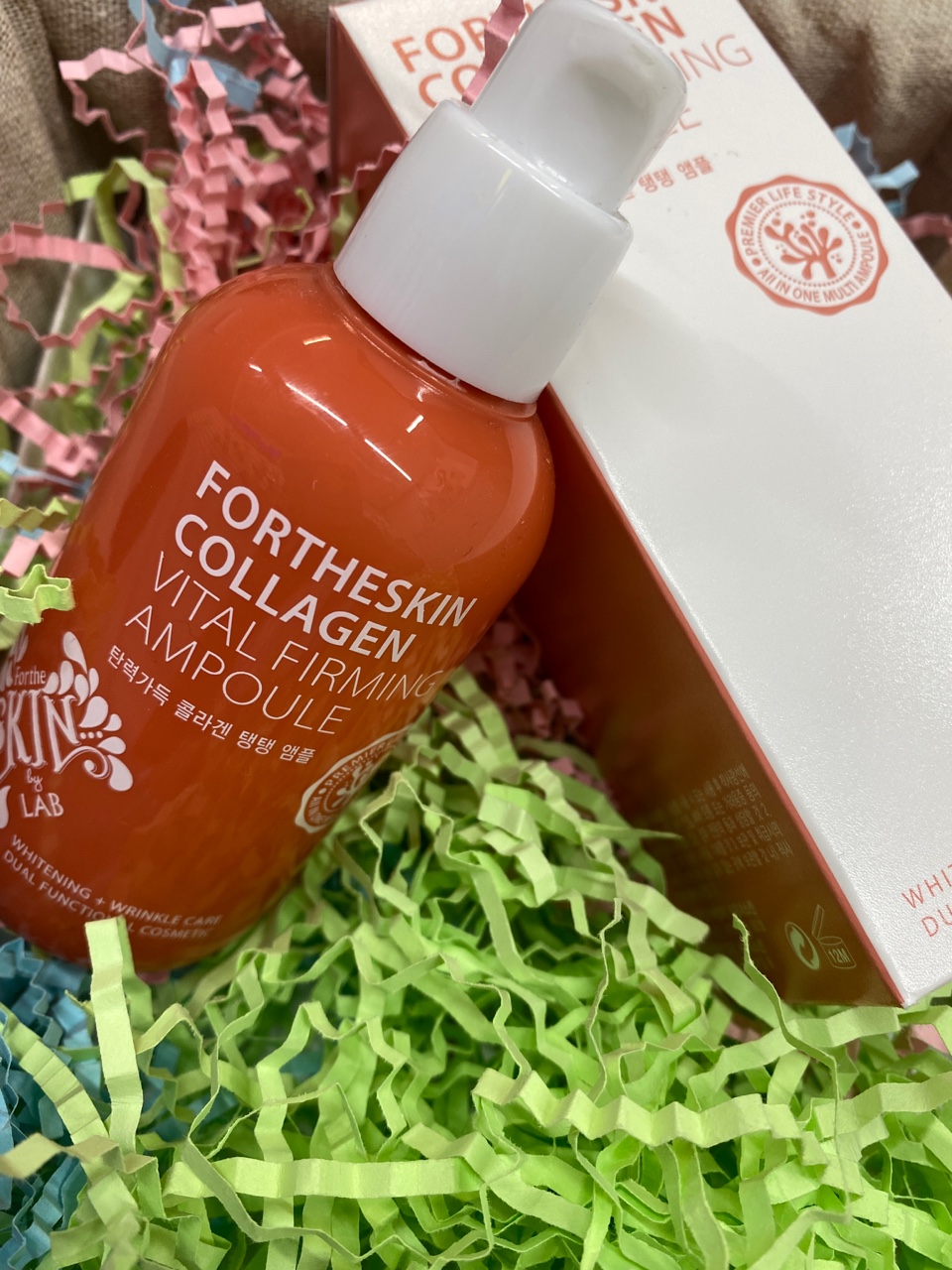 Сыворотка для лица ForTheSkin Укрепляющая с коллагеном Collagen Vital ...